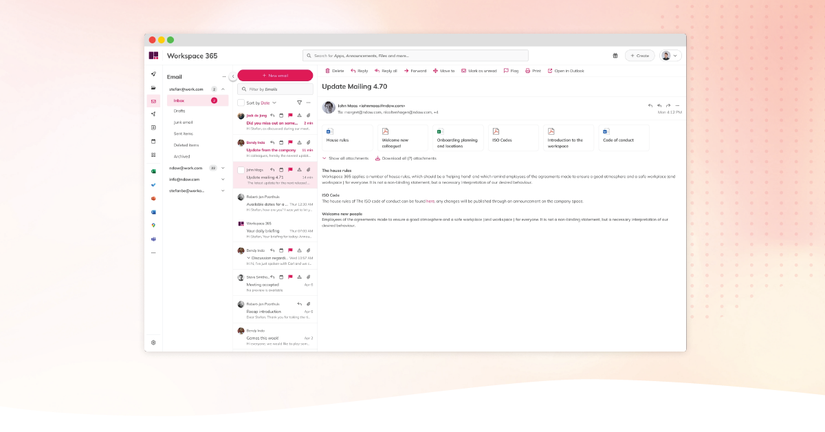 Workspace 365 | Ontdek onze features